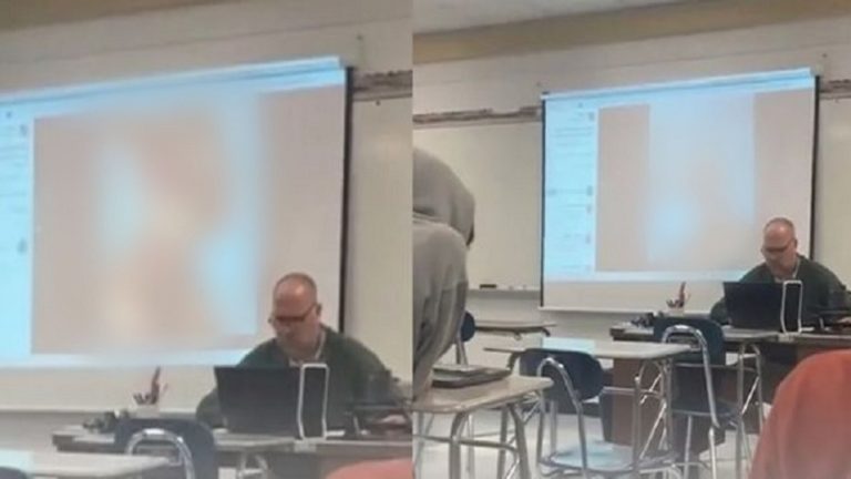 Tech mishap exposes shocking student images in classroom; see what ...